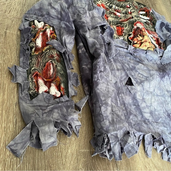 Shirts | Zombie Blood Guts Shredded Up Costume | Poshmark
